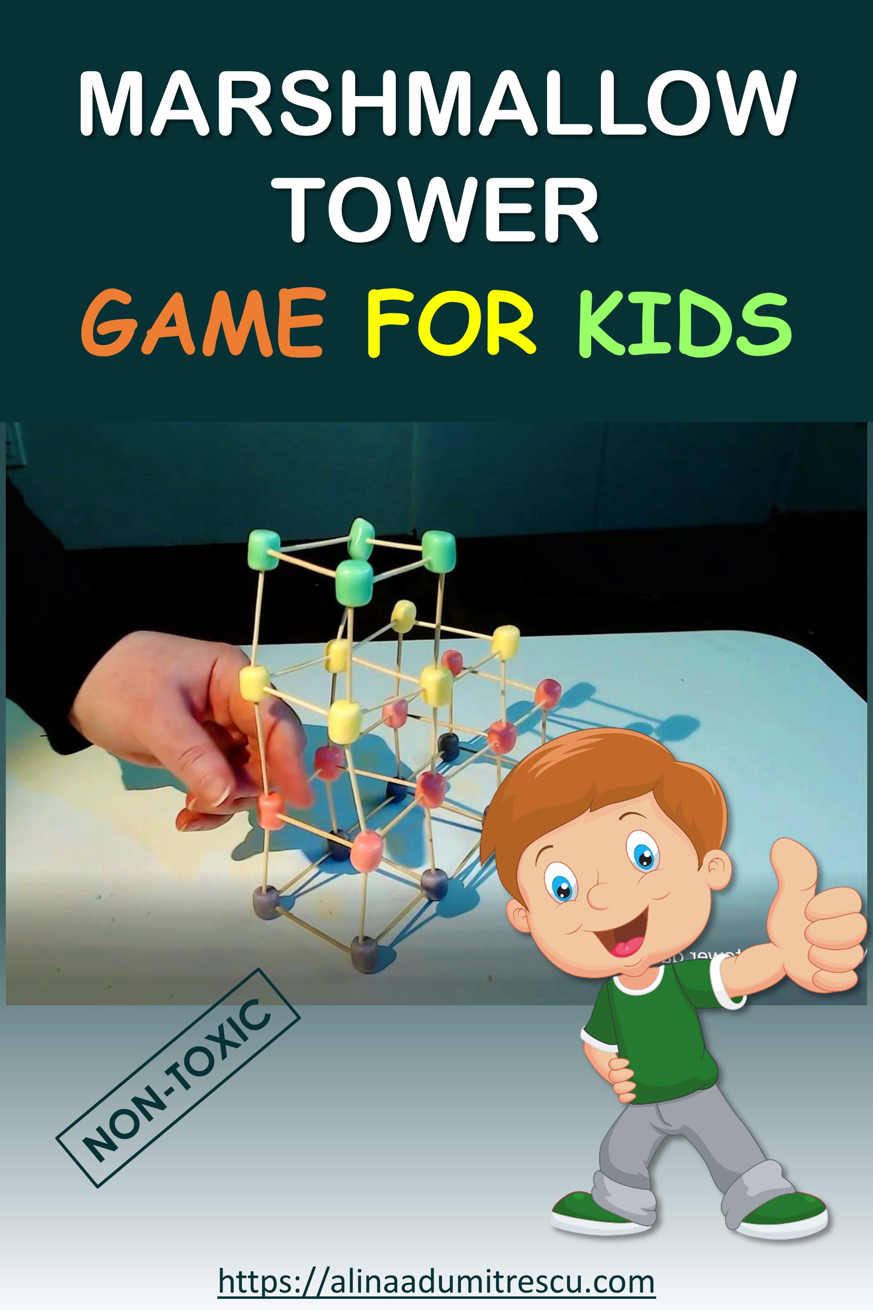 Marshmallow Tower Game for Kids – Raising Successful Kids / Enfant Heureux